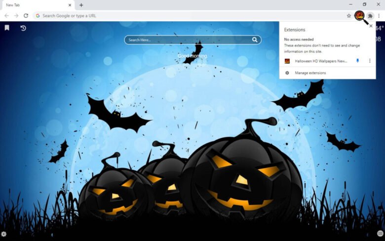 Halloween HD Wallpapers New Tab - WallpaperTab