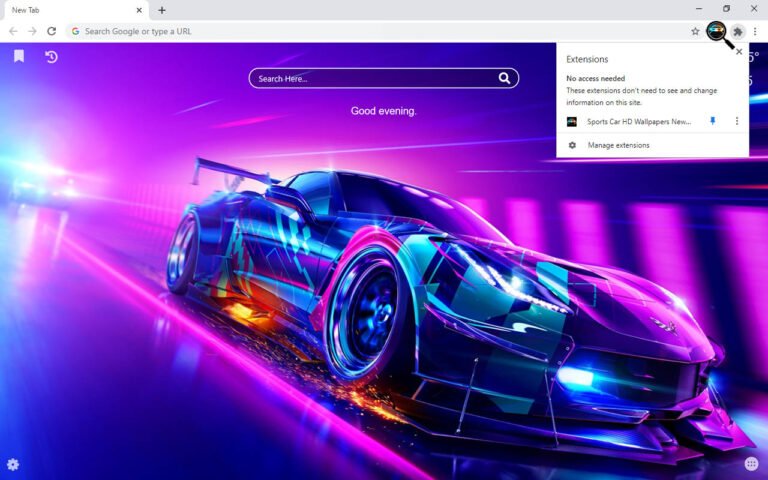 Sports Car HD Wallpapers New Tab - WallpaperTab