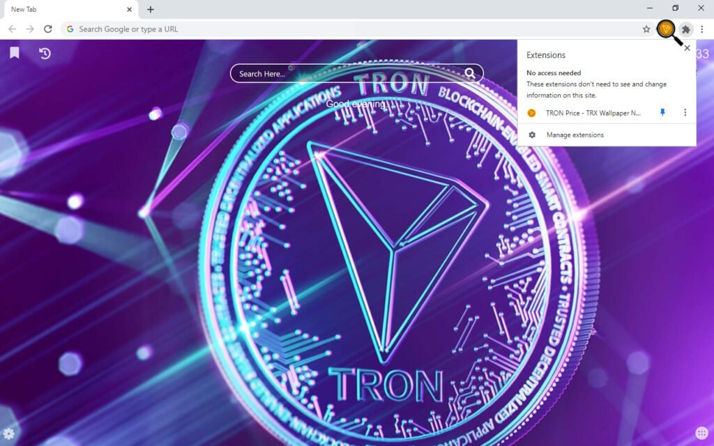 TRON Price – TRX Wallpaper New Tab - WallpaperTab