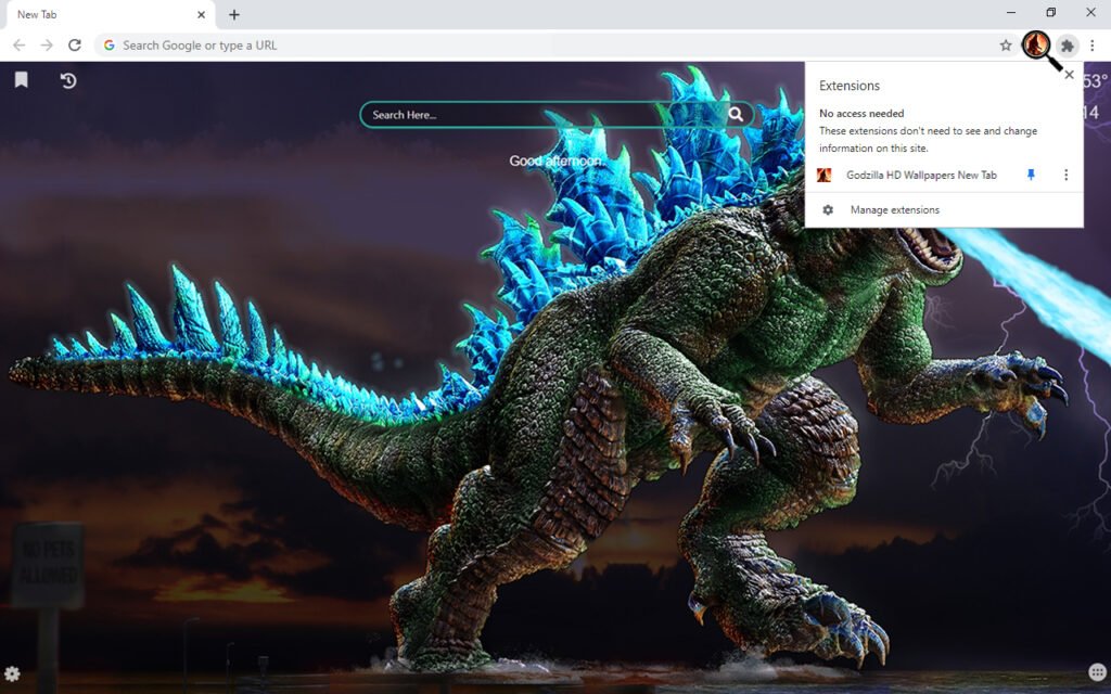 Godzilla HD Wallpapers New Tab - WallpaperTab