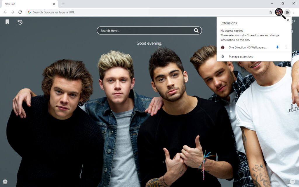 One Direction HD Wallpapers New Tab - WallpaperTab